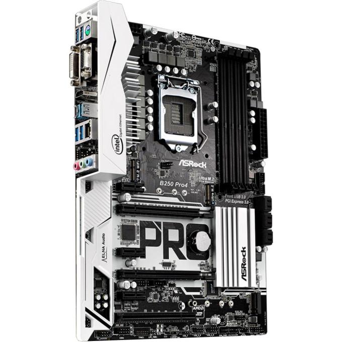 Asrock B250m Pro4 For Intel B250 Lga 1151 Socket Sata 6gb/s