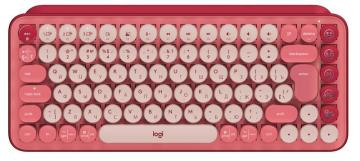 Logitech POP Keys Wireless Mechanical Keyboard UA Rose 920-010737 ...